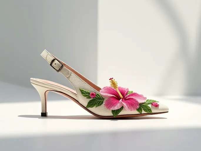 Christian Dior Unveils Floral Jadior Slingback in Paris