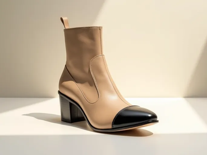 Chanel Debuts Elegant Beige Calfskin Ankle Boots