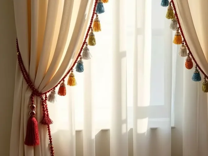 Wholesale Premium Handmade Tassel Trimmings for Curtains Launched