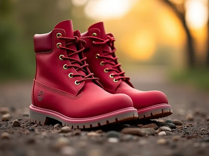 Timberland Debuts Red 6inch Boots for Women