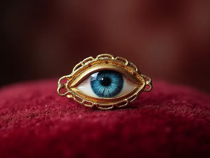 Victorian Eye Brooch Highlights Sentimental Jewelry Trend