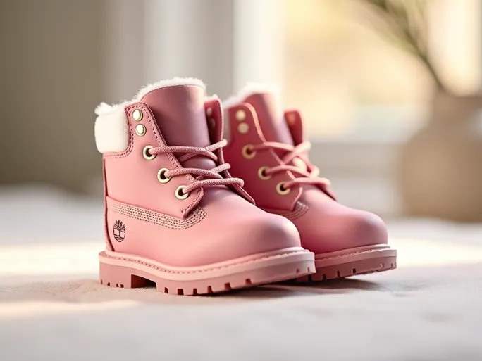 Timberland Launches Pink Baby Booties for Stylish First Steps