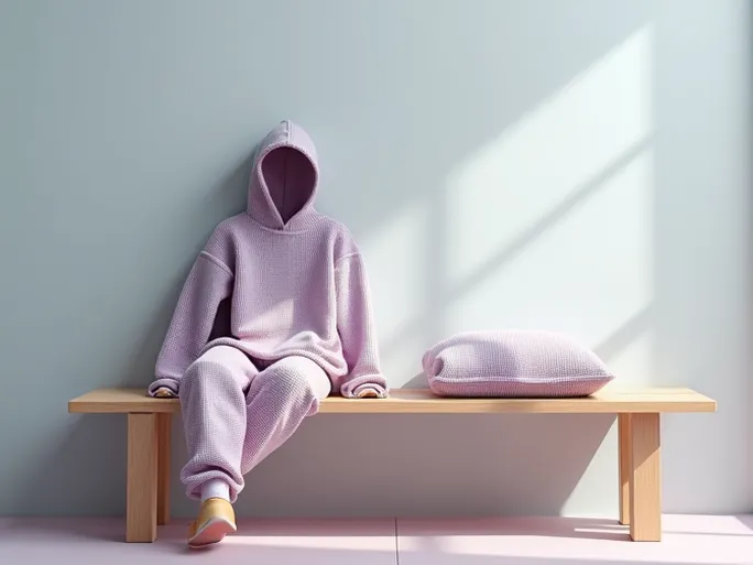Knit Waffle Sweatshirt Set Trends in Activewear Market