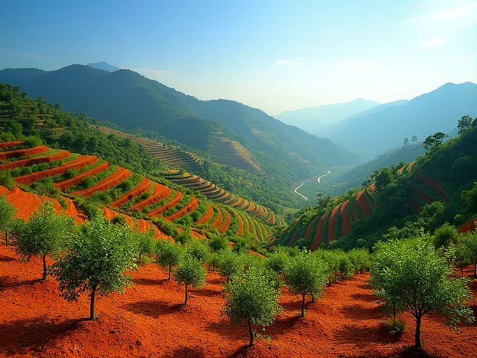 Yunnan Pomegranate Sapling Prices Reflect Varied Market Trends