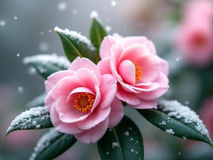 Mini Camellia Mignonne Thrives in Autumnwinter Gardens