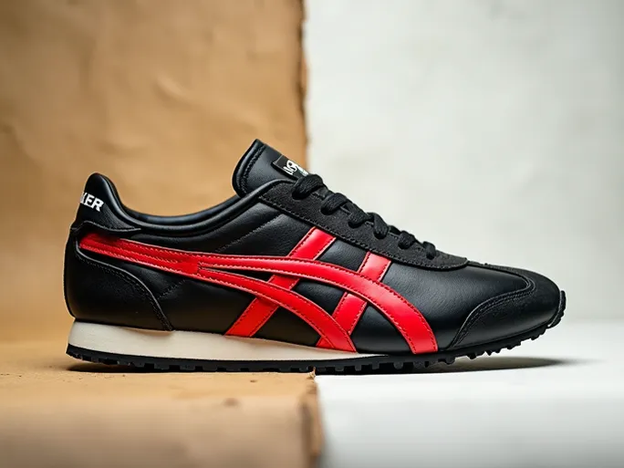 Onitsuka Tiger Revives Retro Derby Sneaker in Red and Black