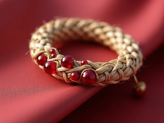 VA Museuminspired Raffia Earrings Blend Artistry and Craft