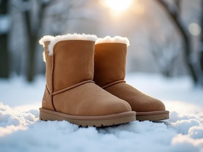 Cobanner Launches Camel Ankle Snow Boots for Winter