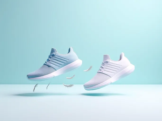 Lining Launches Ultralight Womens Running Shoes in Mint Blue