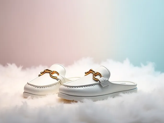 Gucci Launches White Leather Princetown Slippers