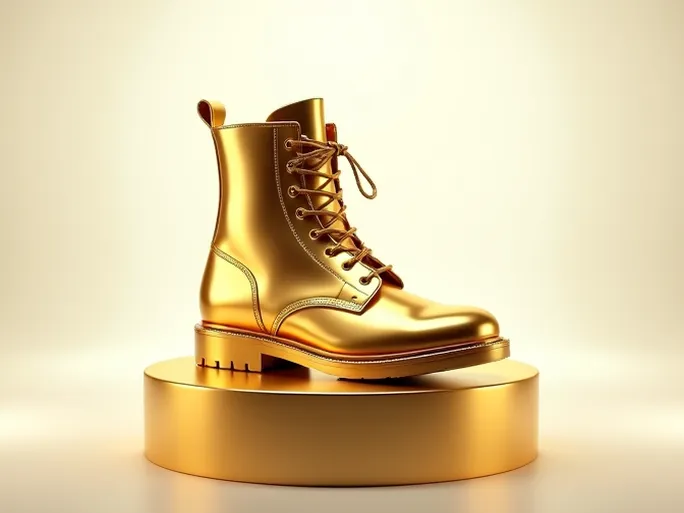 Thom Brownes Golden Boot Sets New Luxury Fashion Trend