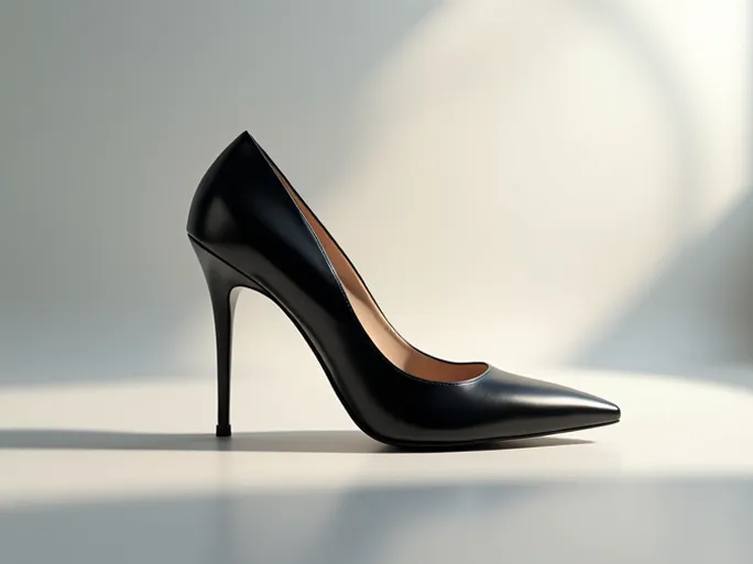 Burberrys Black Leather Heels Embody Modern Elegance