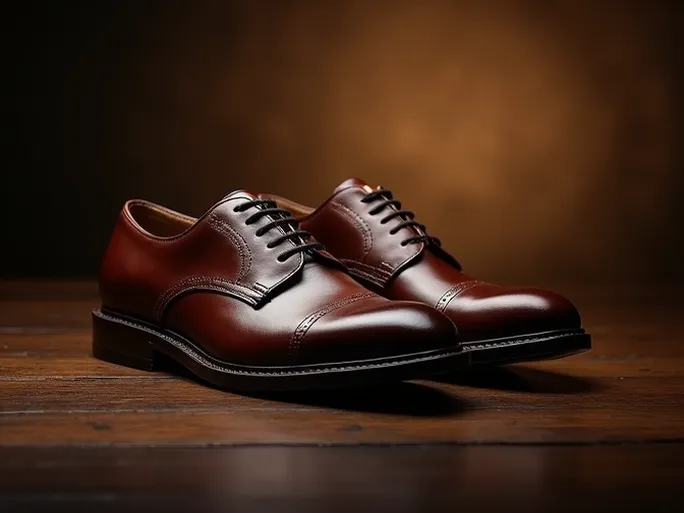 Okeeffe Launches Classic Brown Leather Derby Shoes for Men