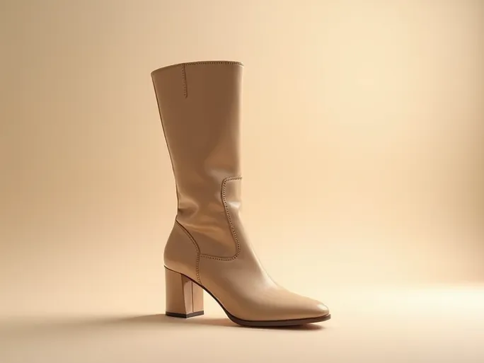 Celines Beige Ankle Boots Embrace Timeless Fashion Trend