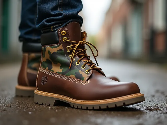 Timberland Launches Camo Collar Work Boots for Urban Wear