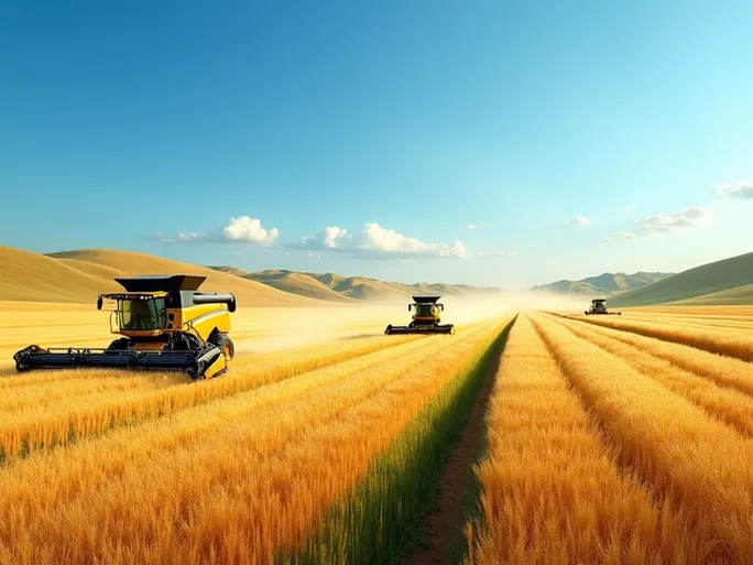 Bayan Nur City Boosts Wheat Harvest Efforts Amid Harsh Weather