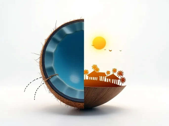 Philippine Coconut Shell Earrings Blend Sustainability and Craftsmanship