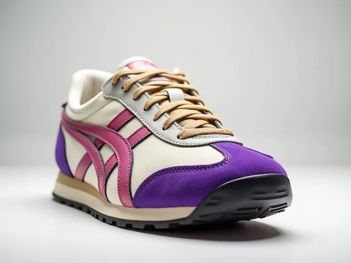 Onitsuka Tiger Revives Retro Sneaker with Vibrant Purple Toe