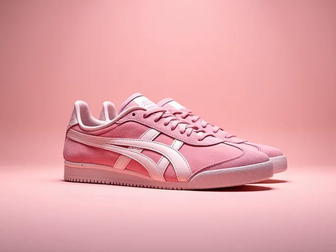 Onitsuka Tiger Revamps Retro Style with Lawnship 20 pink