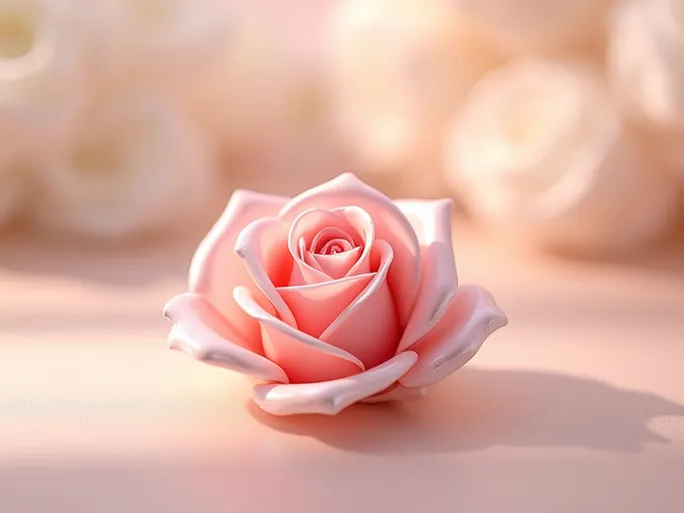 Fable England Launches Romantic Enamel Rosebud Necklace