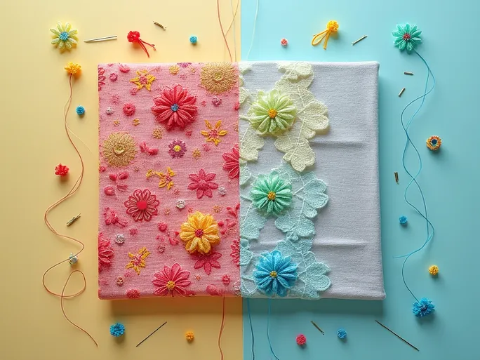 Twotone Lace Trims Gain Popularity in Fashion Design