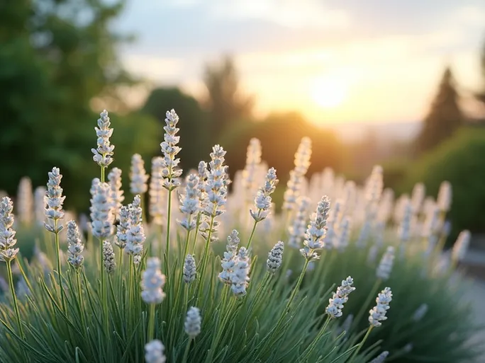 White Lavender Gains Popularity in Home Gardens
