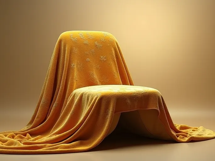Luxury Home Textiles Trend Gold Stamping on Polyester Velvets