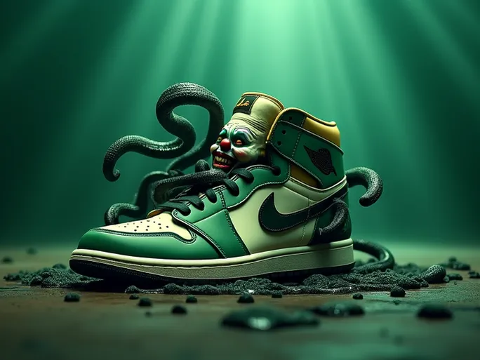 Air Jordan 1 Mid island Green Debuts Cthulhuinspired Design