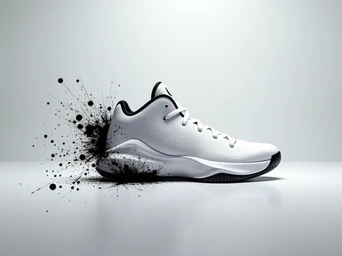 Air Jordans ink Splatter White Sneaker Debuts