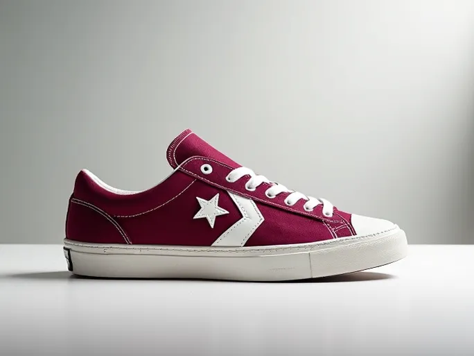 Converse Revives Classic Star Player Burgundy Sneaker