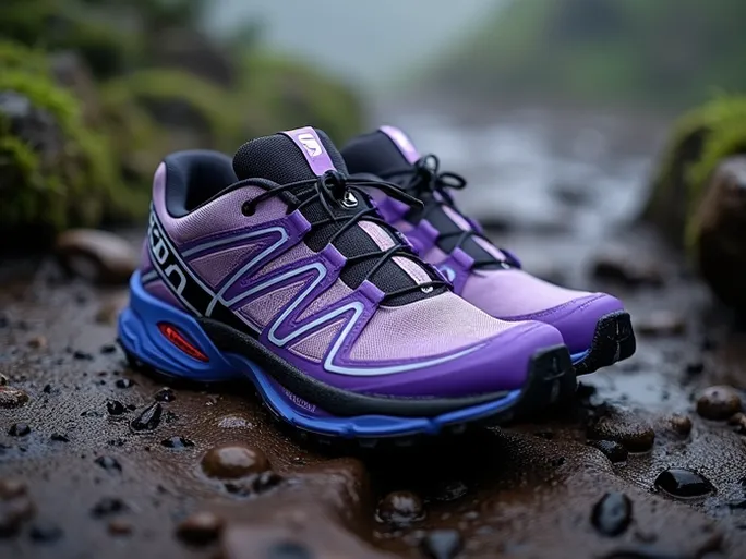 Salomon XT6 FT Launches Lilac Colorway for Wet Weather Performance
