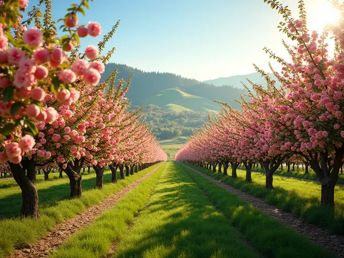Jiangxi Peach Seedlings Market Booms Amid Spring Demand