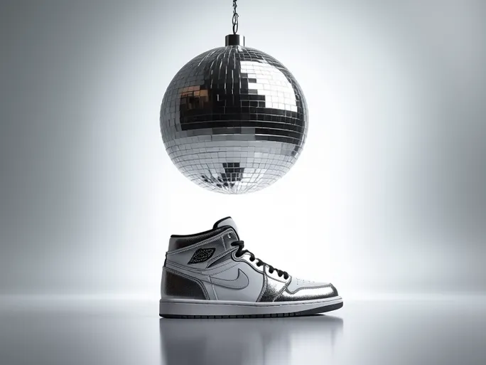 Air Jordan 1 Mid SE disco Ball Debuts with Reflective Design