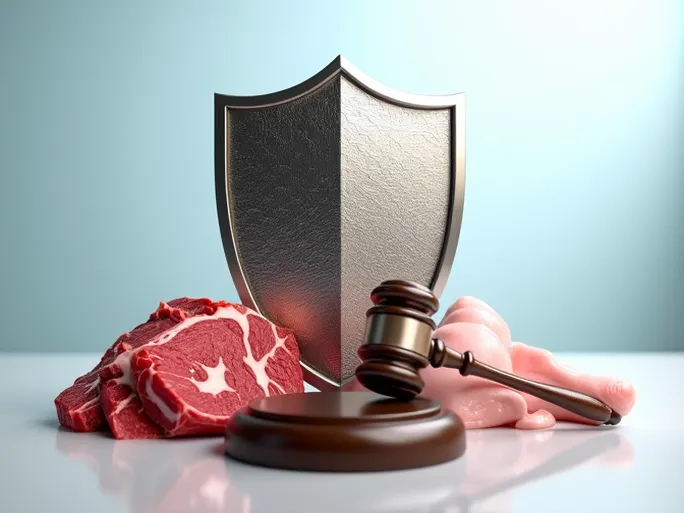 Dragon King Office Busts Counterfeit Meat Ring in Cangxi