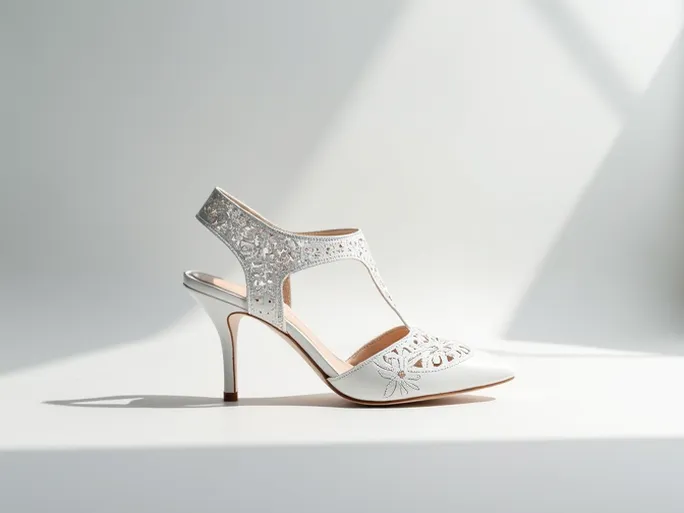 Loewes White Leather Heeled Sandals Blend Elegance with Craftsmanship