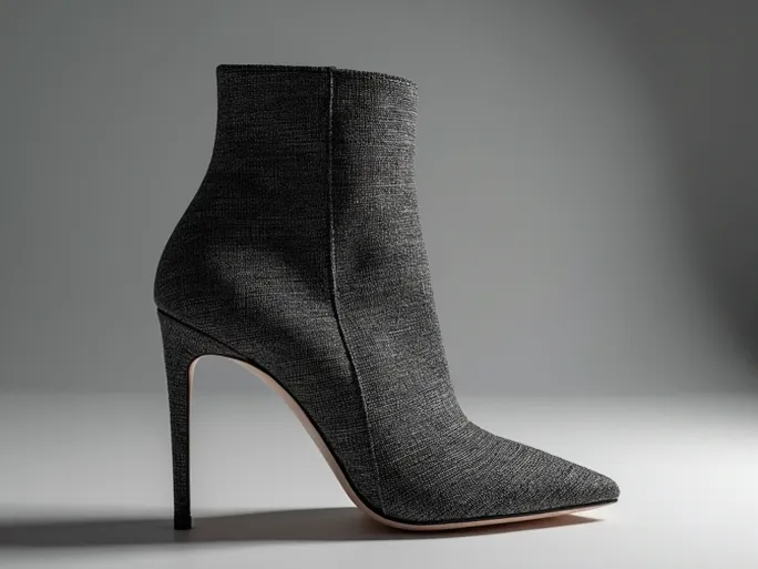 Chanel Debuts Gray Tweed Ankle Boots Blending Elegance Modernity