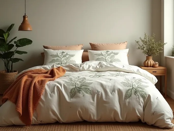 Luxury Cotton Embroidered Bedding Gains Popularity for Fall