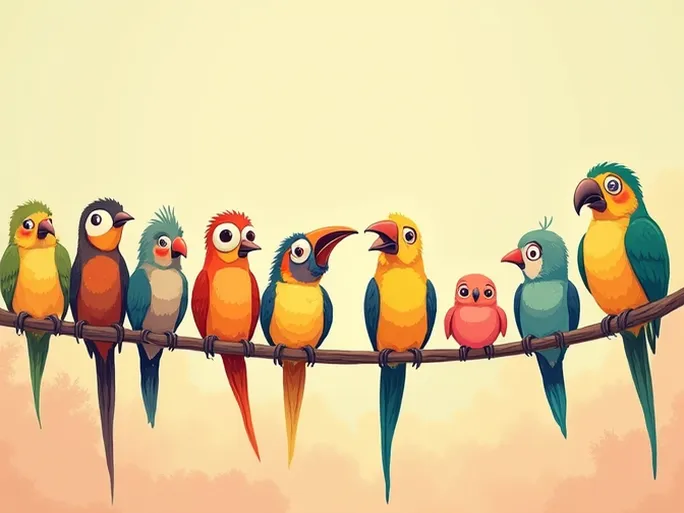 Edward Lears Whimsical Bird Cards Gain Popularity for Heartfelt Thanks