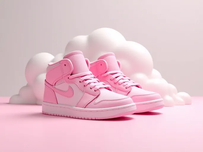 Air Jordan 1 Mid digital Pink Launches for Kids