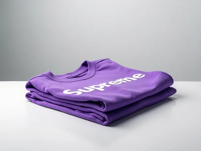 Supremes Purple Slap Shot Tee Sparks Streetwear Buzz