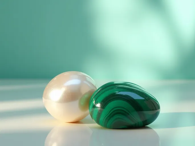 Designer Mounir Blends Baroque Pearls Malachite in Natureinspired Earrings
