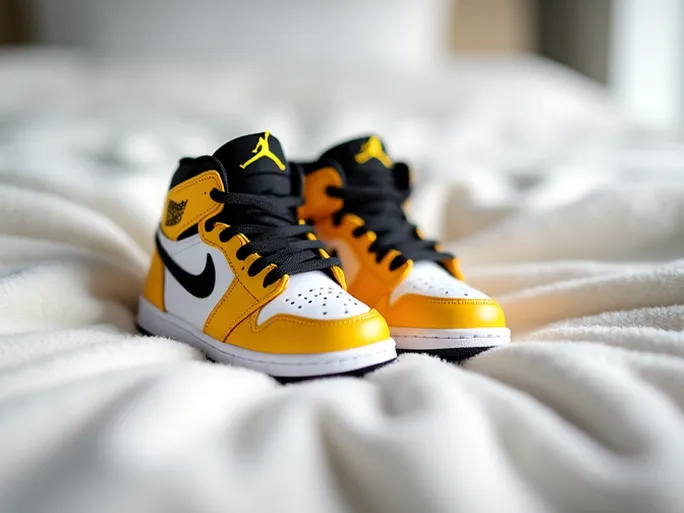 Air Jordan 1 yellow Toe Launches for Kids
