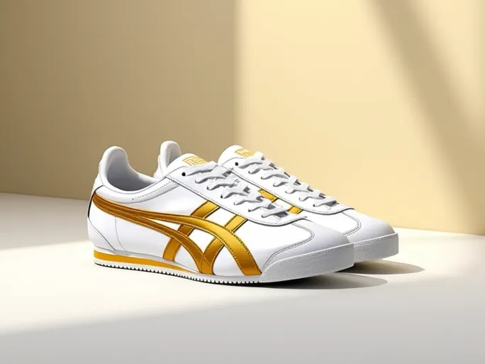 Onitsuka Tiger Revamps Sneaker Style with Mexico 66 Golden Elegance