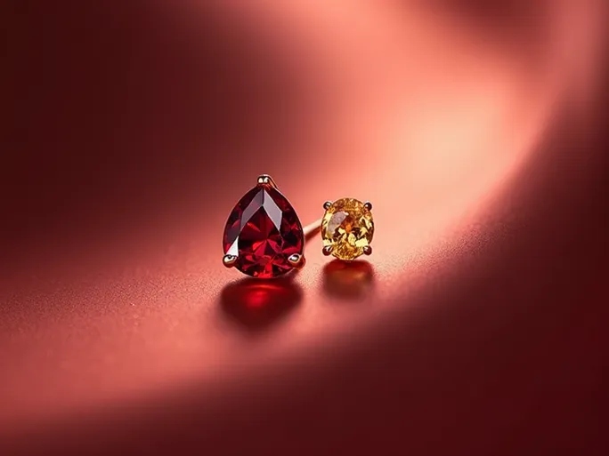 Guide to Choosing 2carat Rose Gold Garnet Earrings